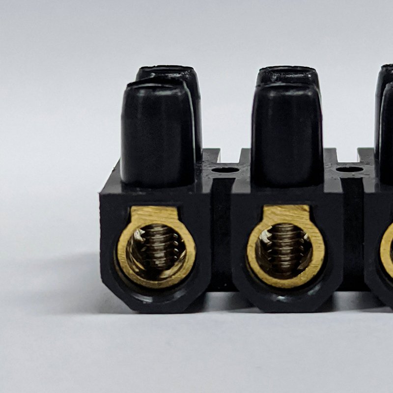 Conector Múltiplo 6mm² Barra 12 Bornes Condutor Elétrico | MadeiraMadeira