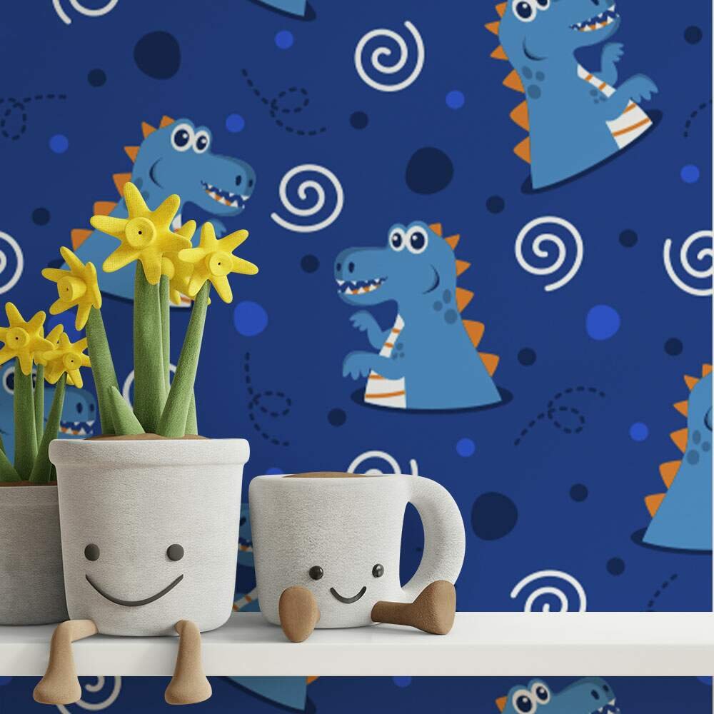 Papel de Parede Infantil Dinossauros Mod 16-60x300cm | MadeiraMadeira