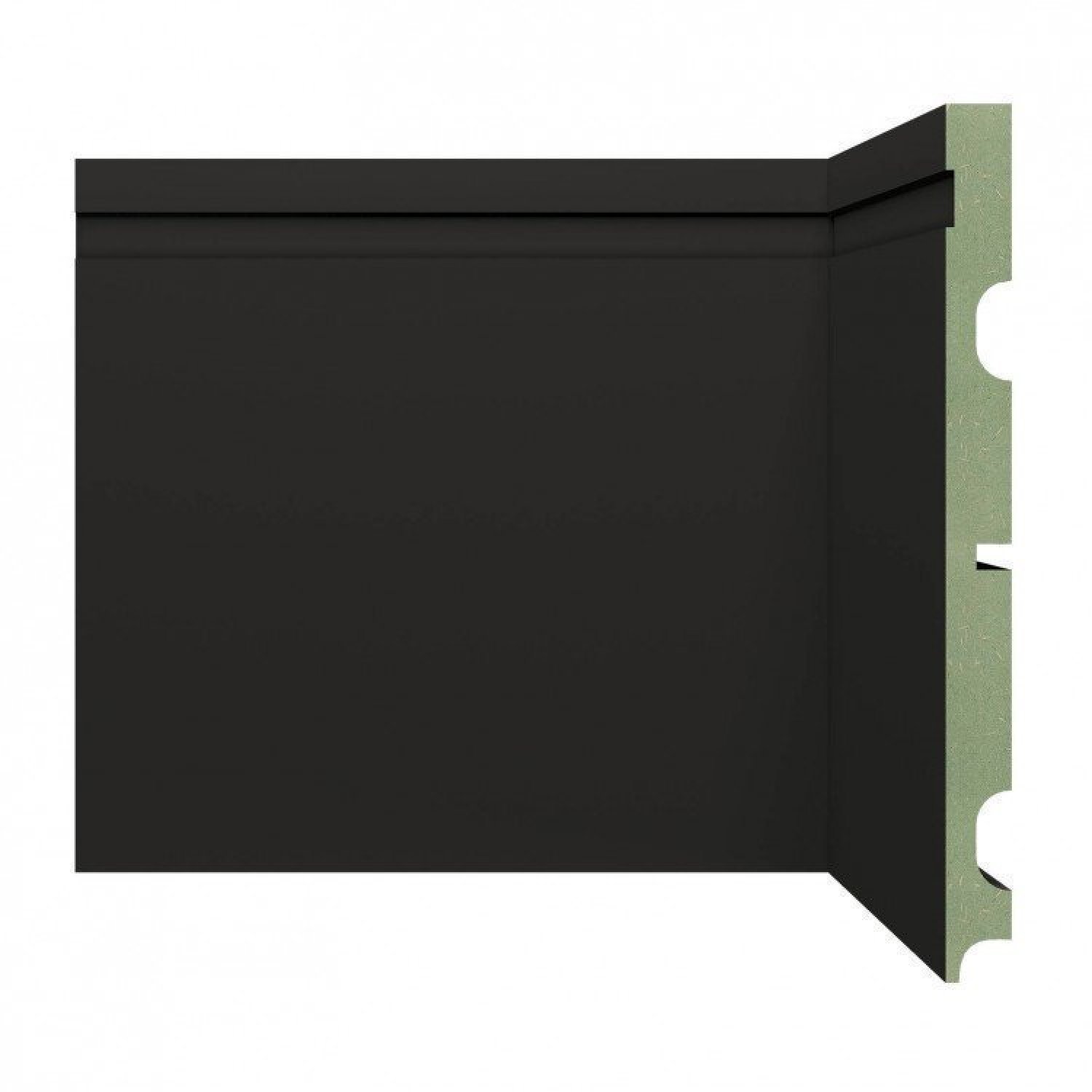 Kit Rodapé de MDF 10 Barras Frisadas 20cmX2,40m Rende 24 Metros ...