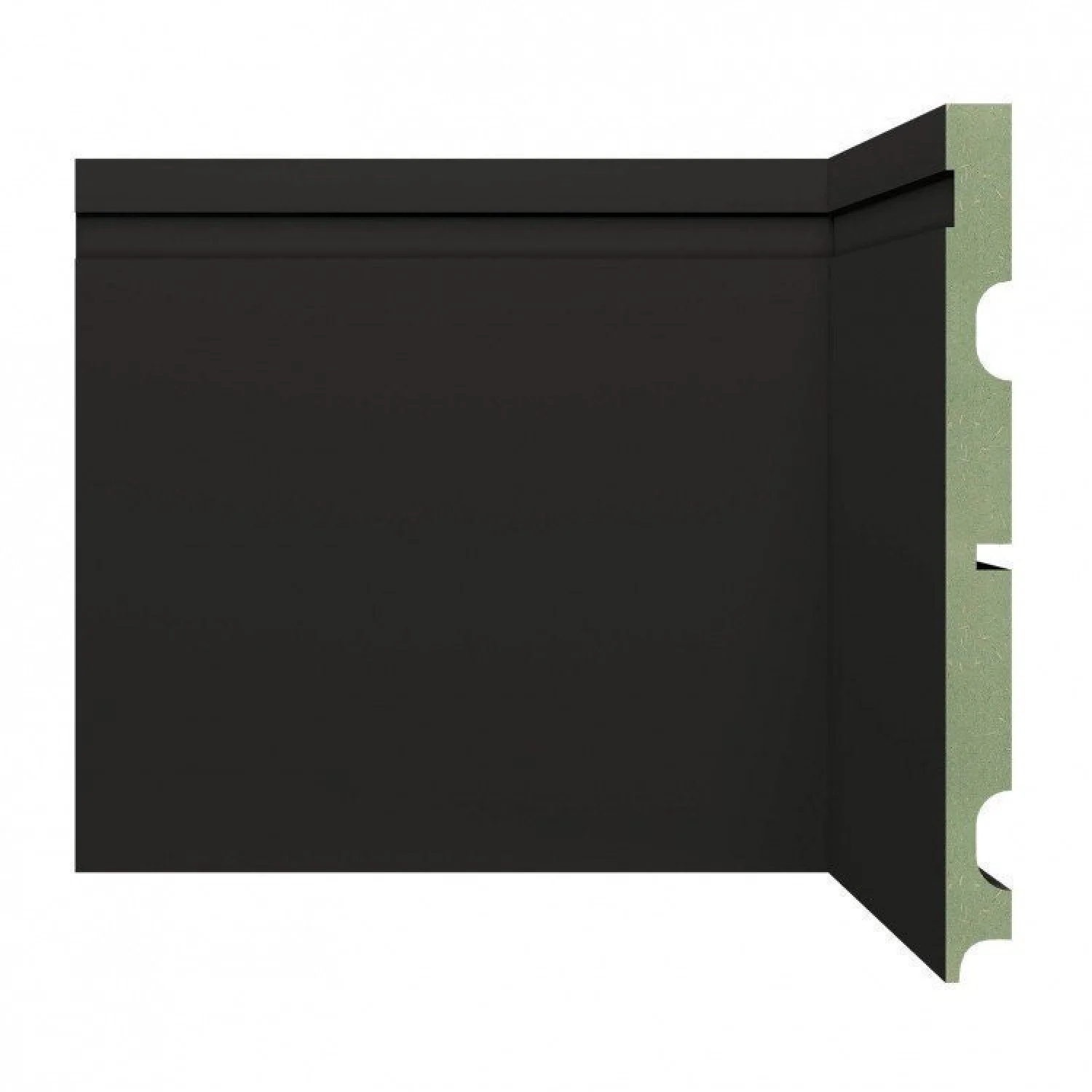 Kit Rodapé de MDF 30 Barras Frisadas 20cm x 2,40m Rende 72 Metros ...