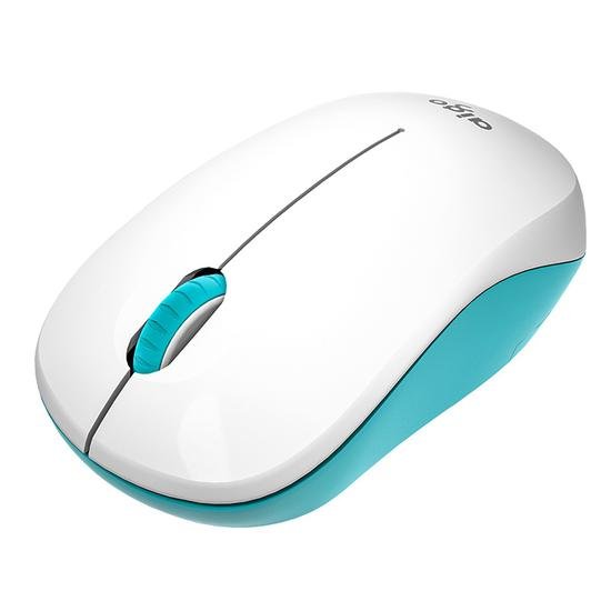 Mouse Aigo Darkflash M35 Azul/Branco Wifi | MadeiraMadeira