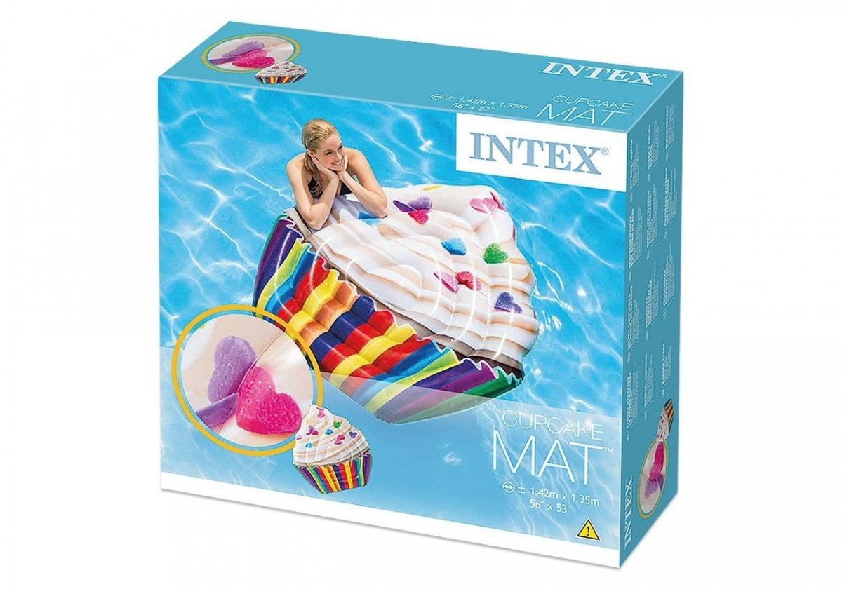 Colhão Boia Inflável Para Piscina Cupcake - Intex 58770 | MadeiraMadeira