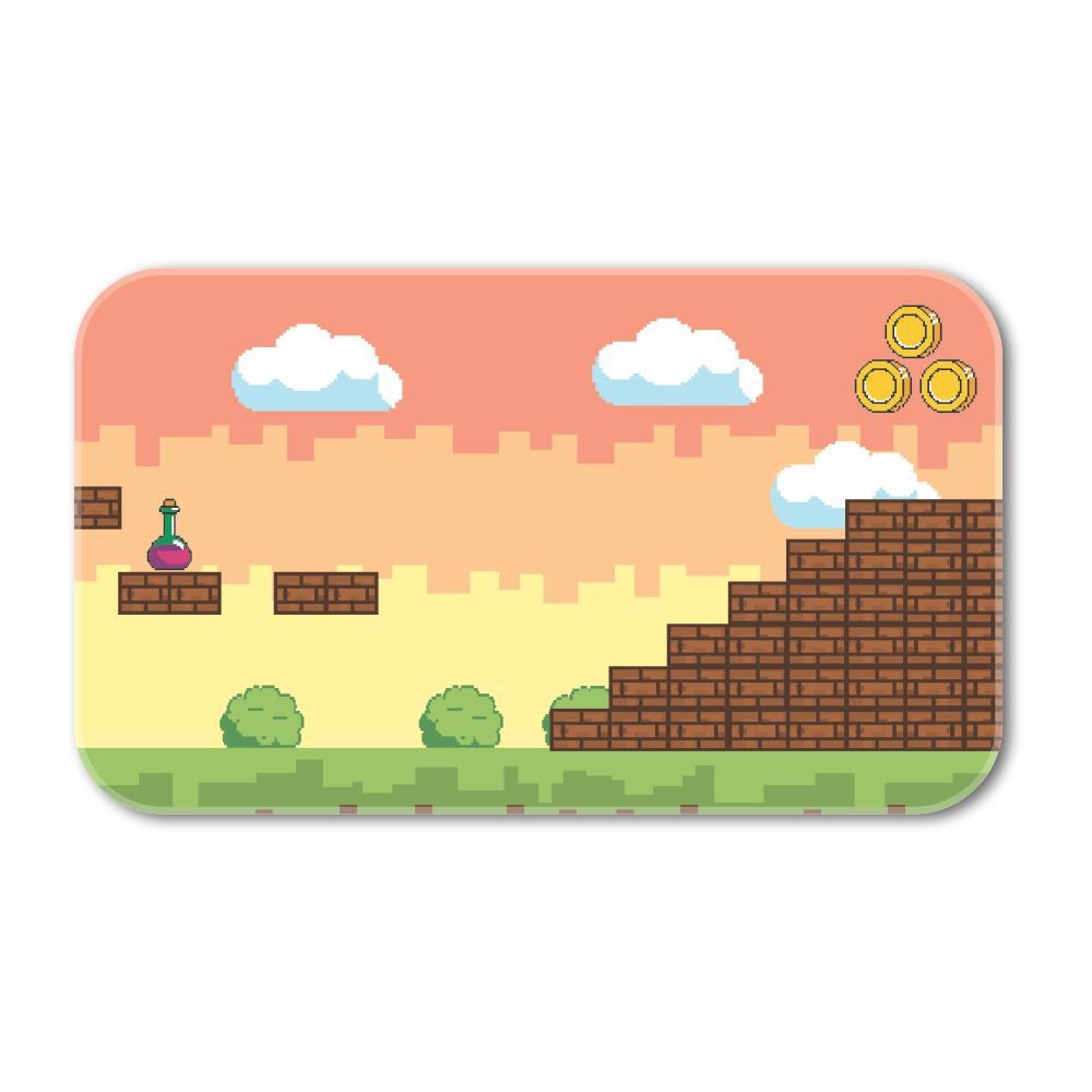 Mouse Pad Gamer Antiderrapante Degraus e Moedinhas - 40x68cm ...