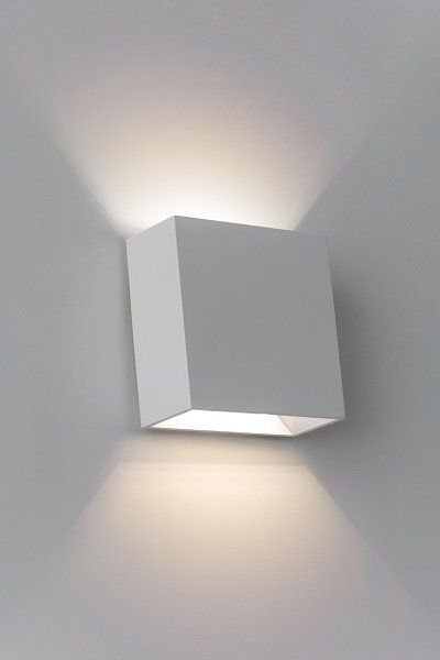 Arandela Quadrada Dron C/2 Fachos Ip65 4w 3000k 260lm Branco-mbled | MadeiraMadeira