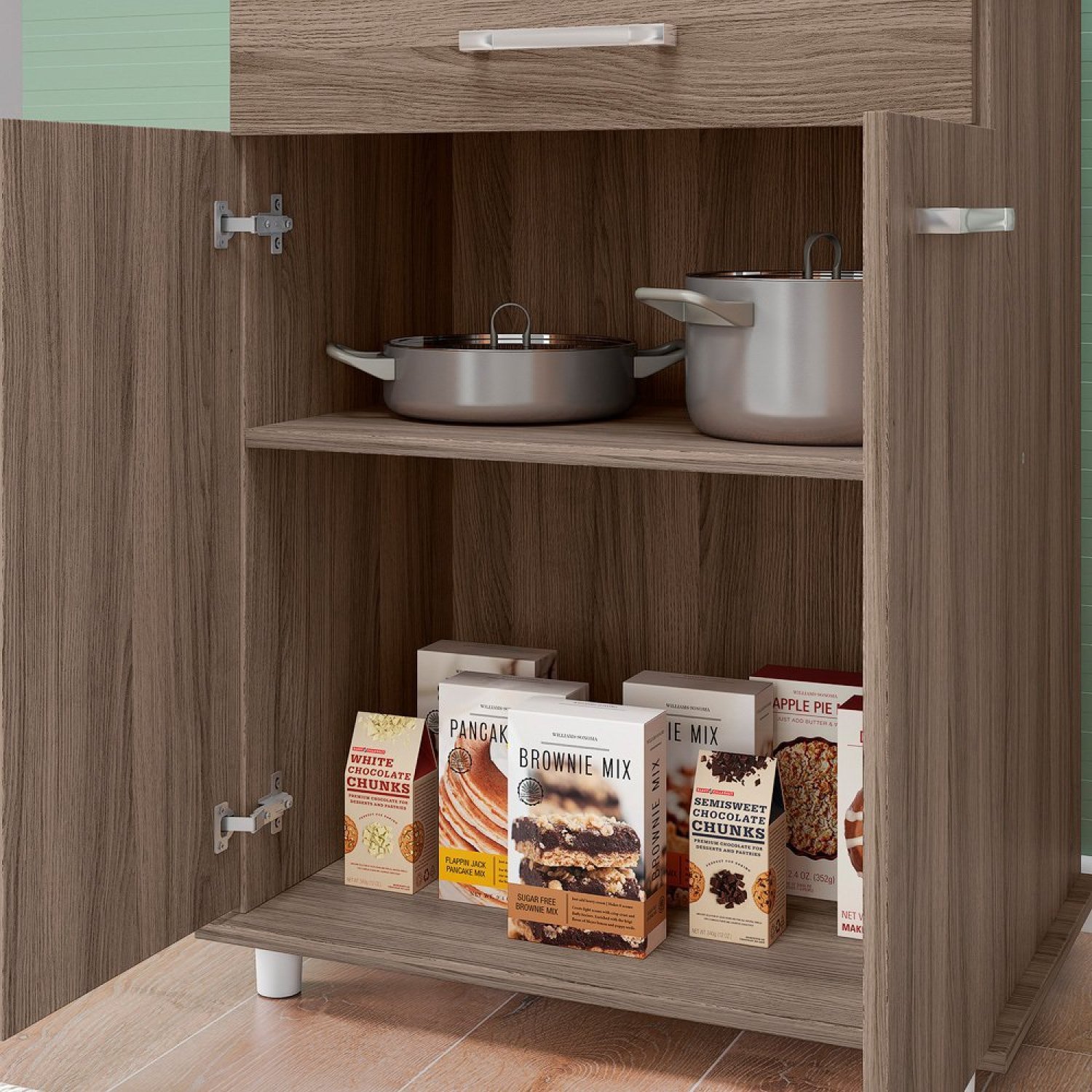 Balcão Multiuso Duplo 2 Portas 1 Gaveta Isis | MadeiraMadeira