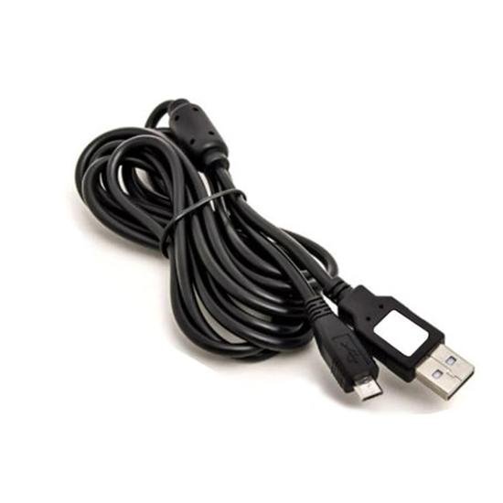 Cabo USB para Controle de PS4 / 1,8 Metros - Preto | MadeiraMadeira