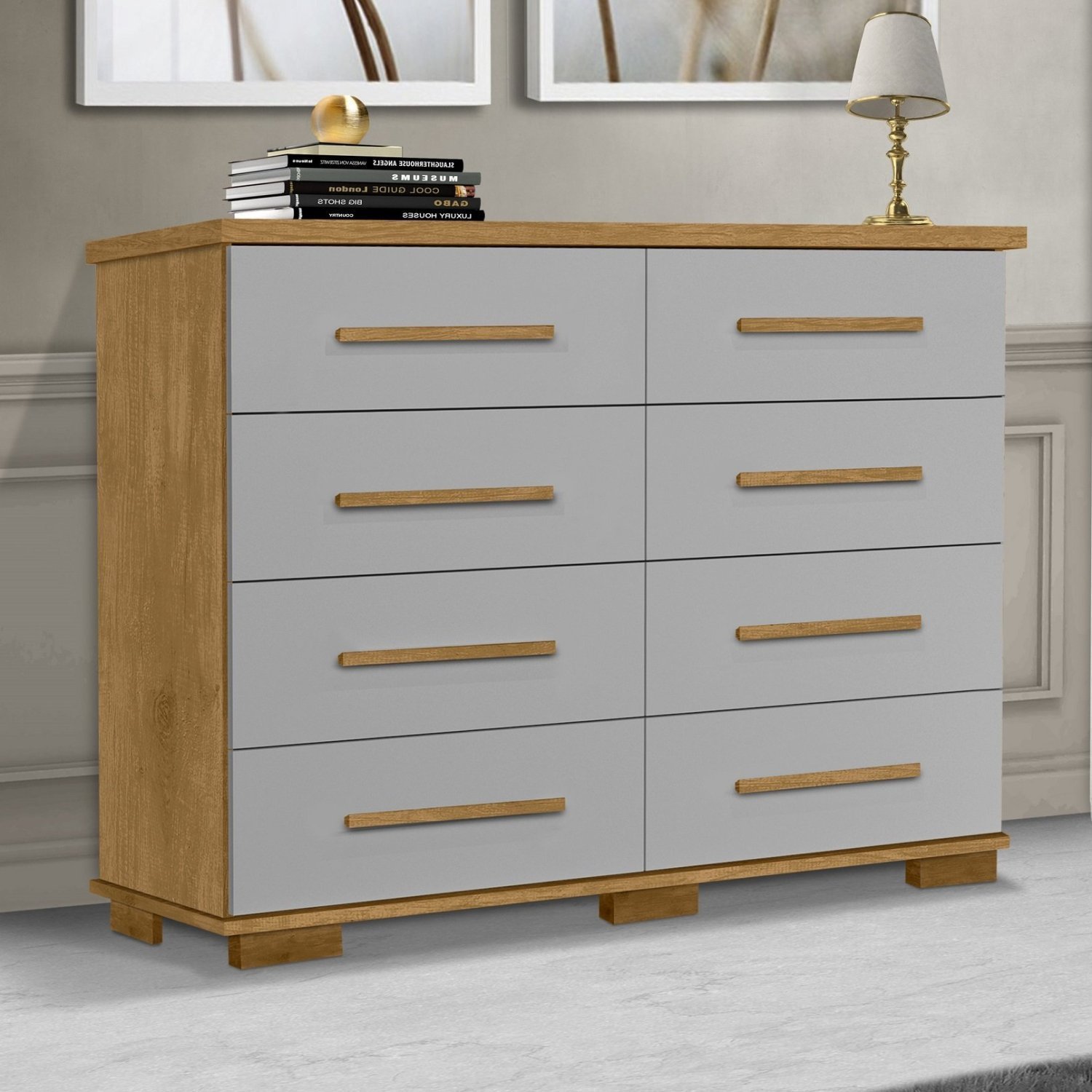 Cômoda 8 Gavetas Ômega | MadeiraMadeira