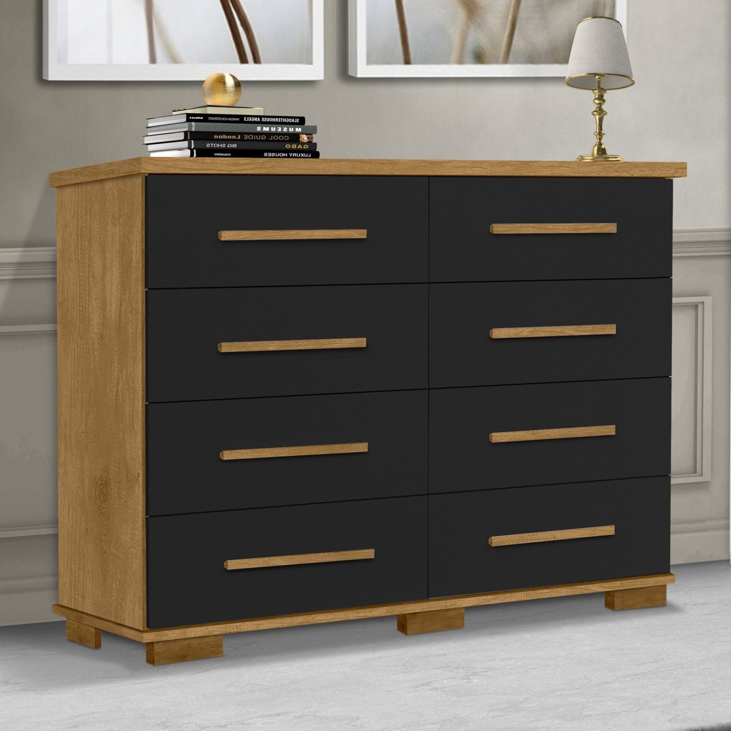 Cômoda 8 Gavetas Ômega | MadeiraMadeira