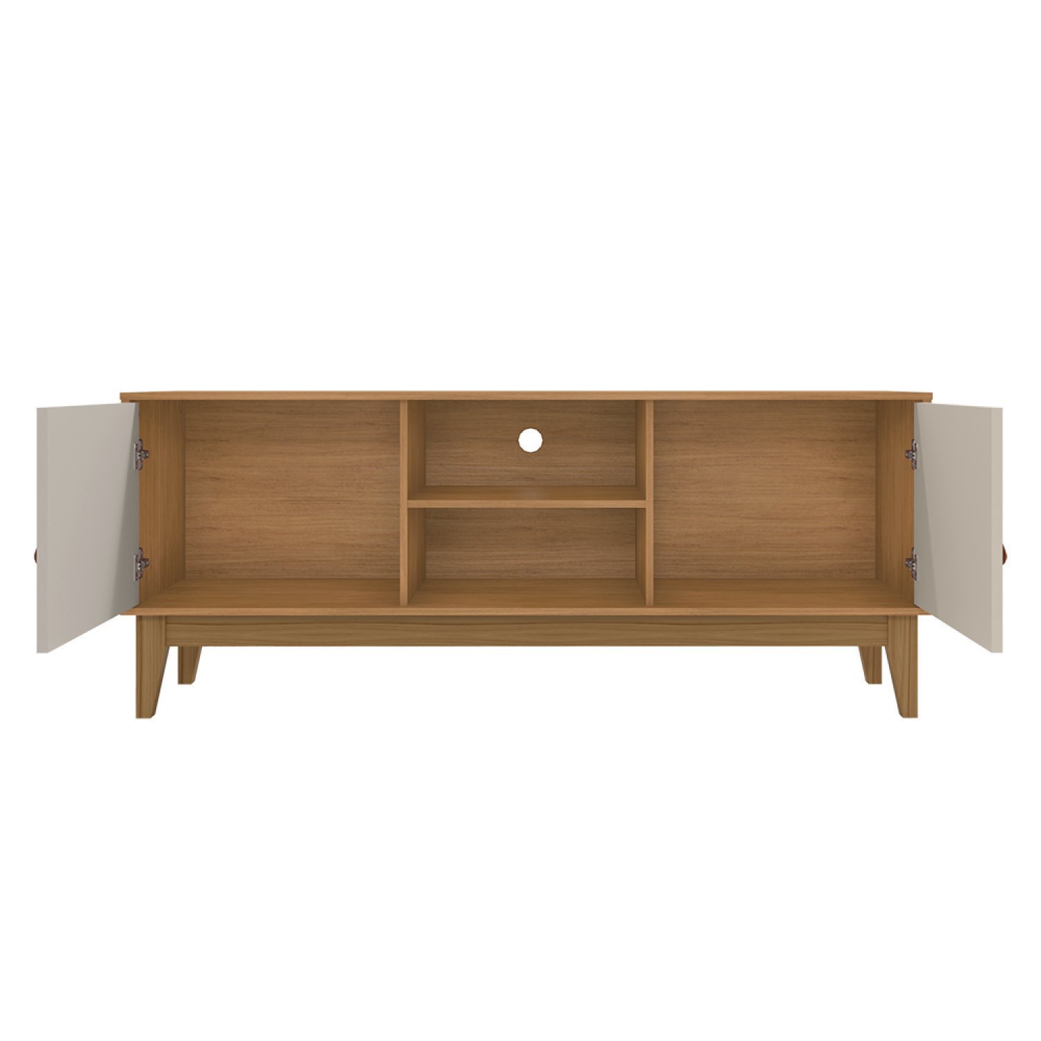 Rack para TV até 60 Polegadas 135cm 2 Portas Safira Plus | MadeiraMadeira