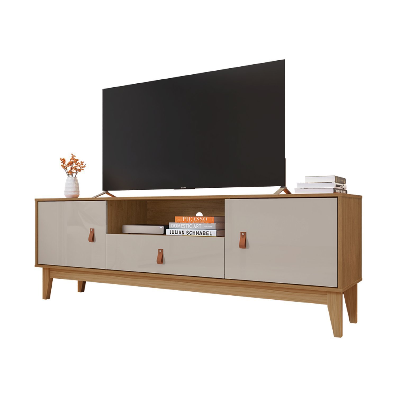 Rack para Tv até 60 Polegadas 160cm 2 Portas 1 Gaveta Esmeralda Plus | MadeiraMadeira