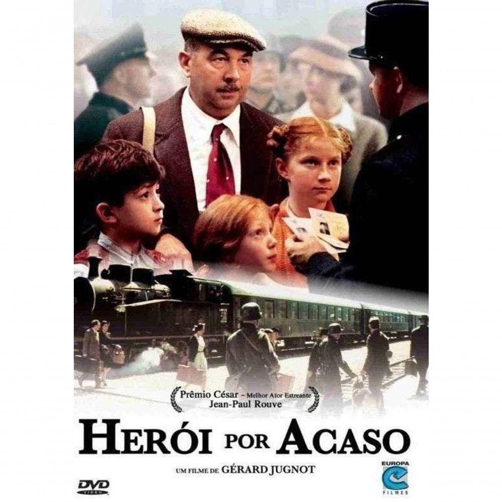 Dvd Herói por Acaso Premiado Melhor Ator Jean Paul Rouve | MadeiraMadeira