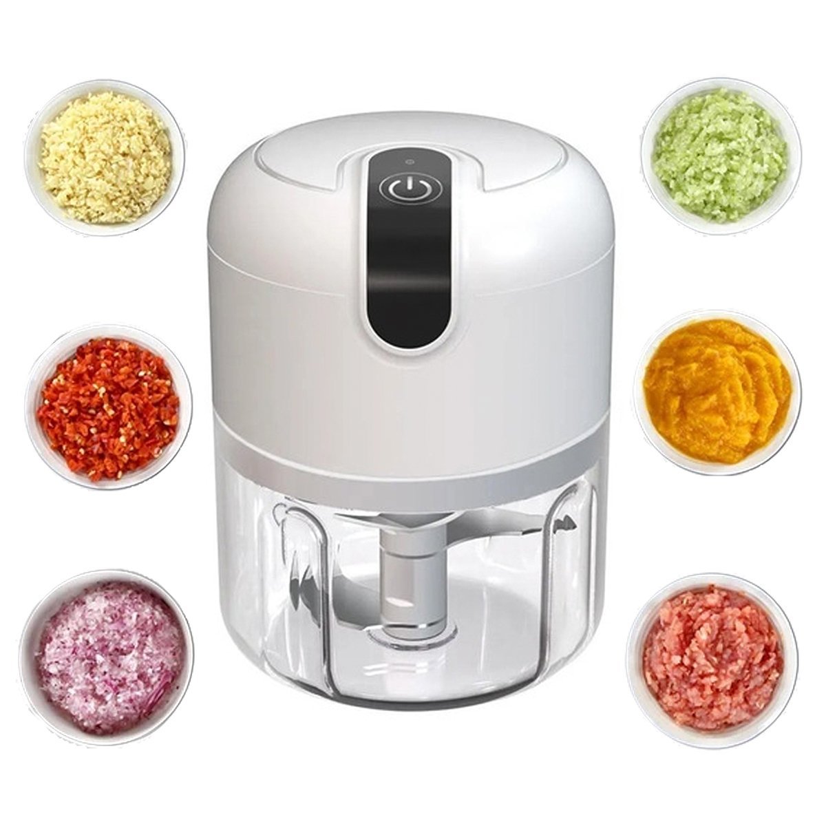 Mini Processador Triturador d Alimento Elétrico Recarregável ...