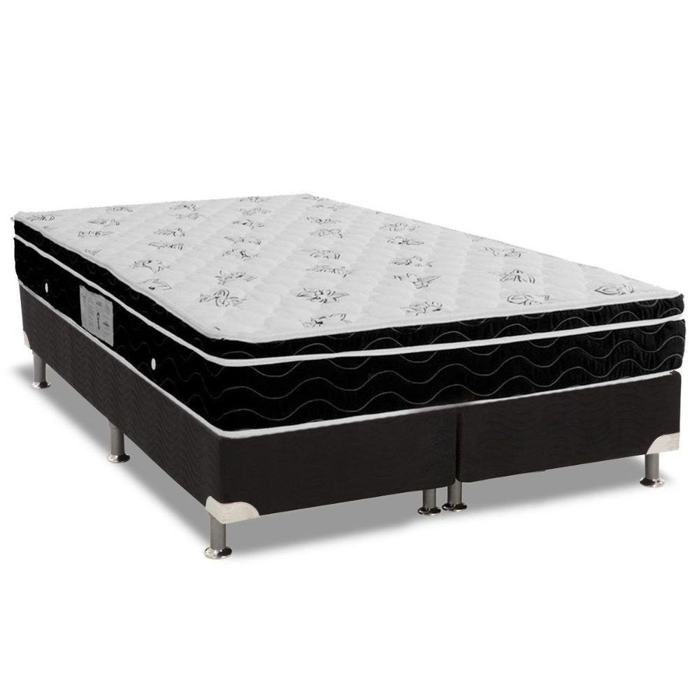 Cama Box Queen: Colchão Molas Bonnel Ortobom Nanolastic Physical Spring ...
