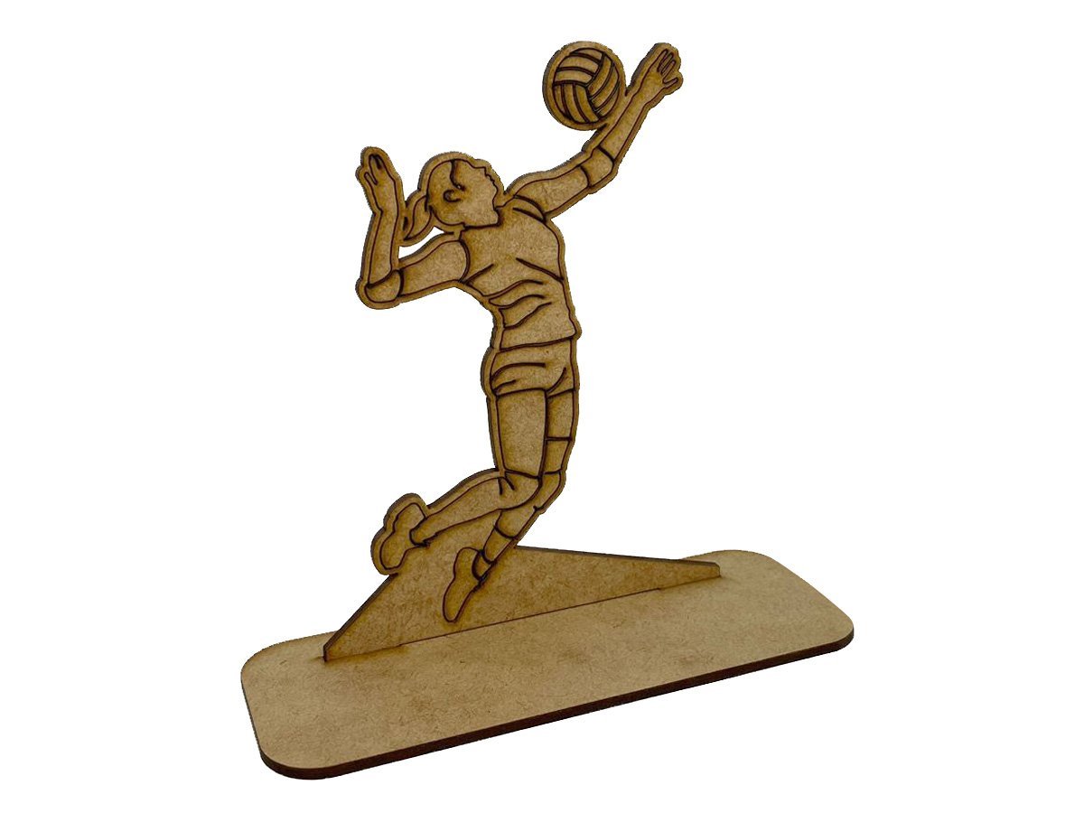 Kit 10 Troféus de Vôlei em mdf para Personalizar Top Eptcel Arte em Mdf ...