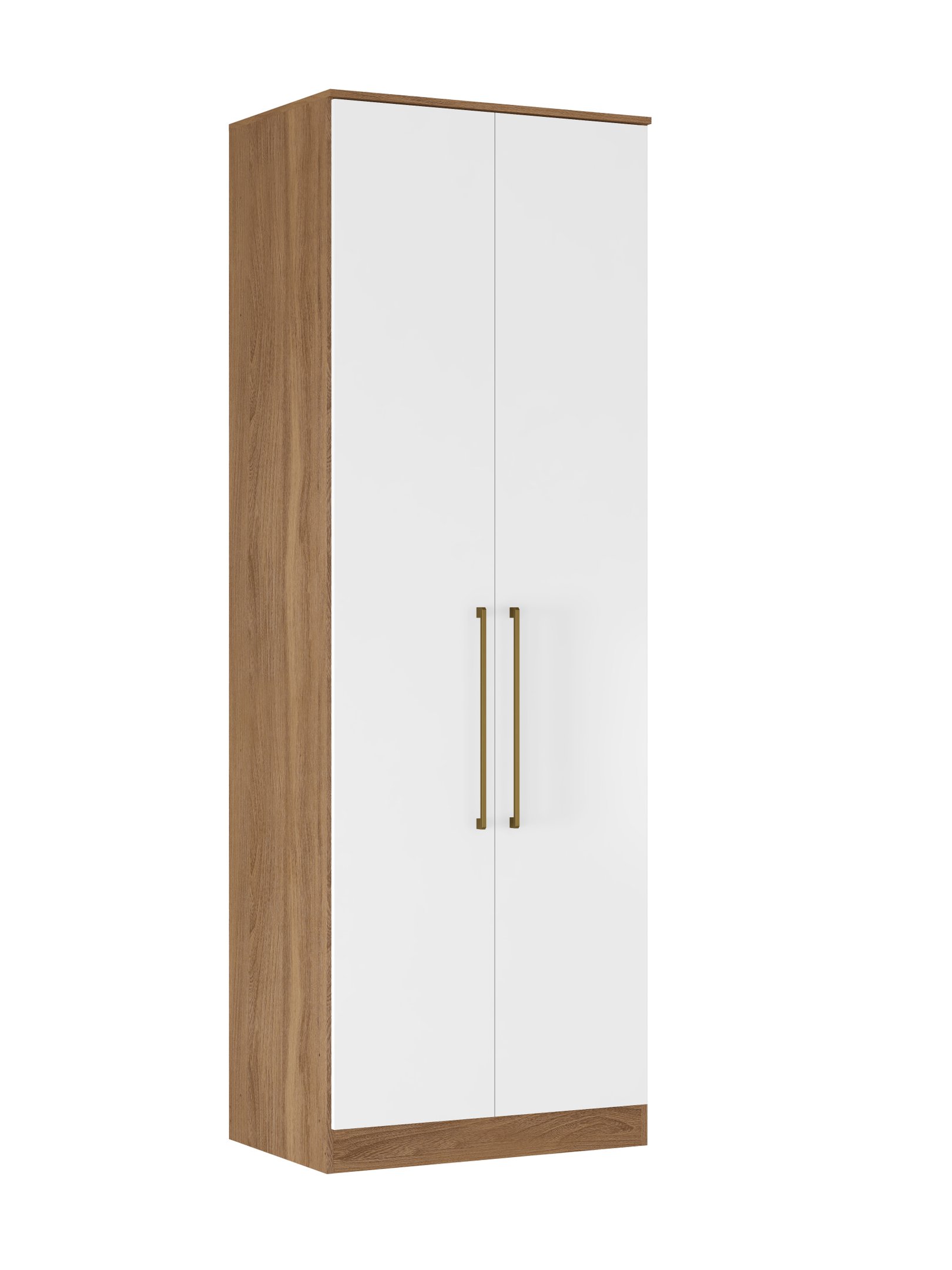 Guarda Roupa Armário Modulado 2 Portas com 3 Gavetas e Maleiro Escócia ...