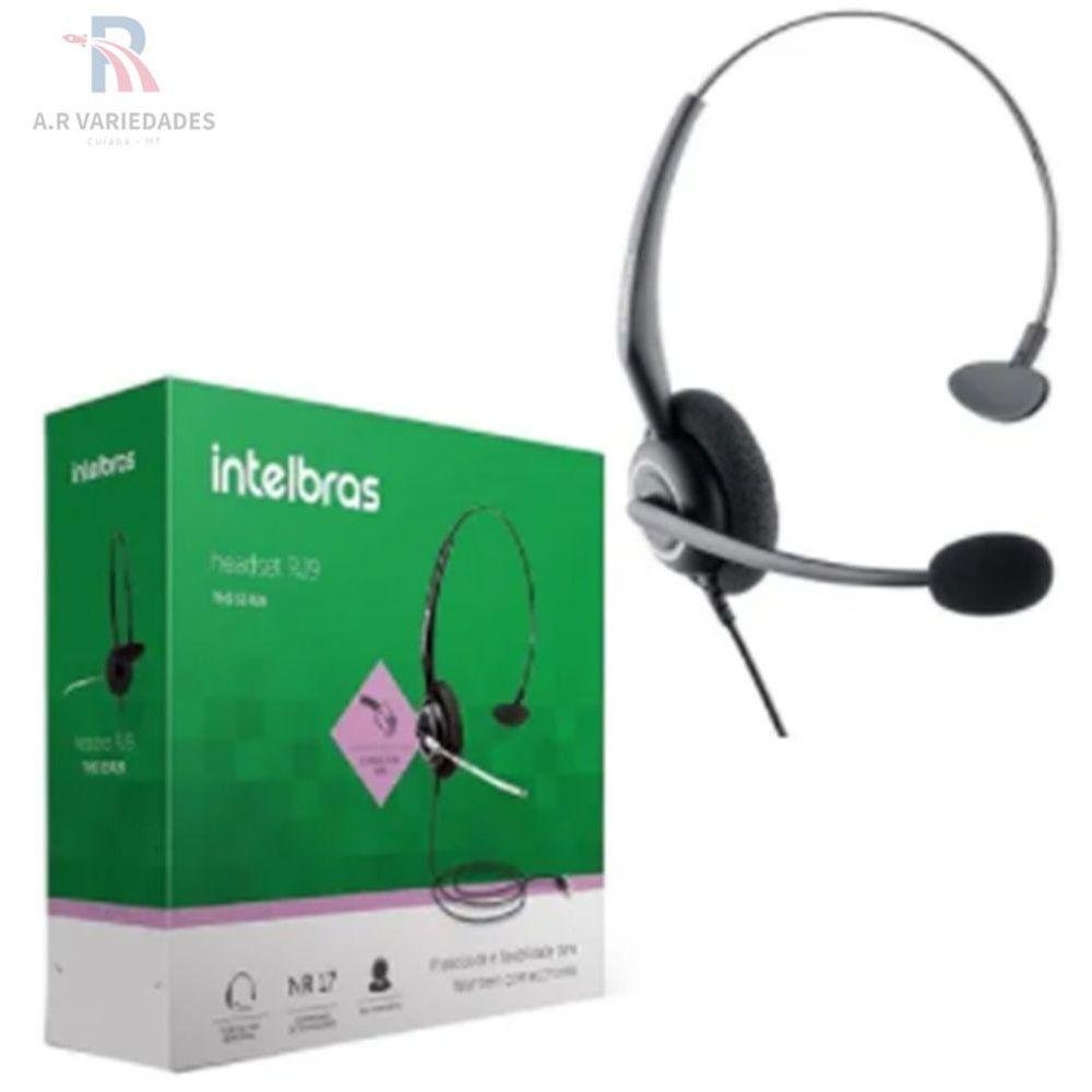Headset Telemarketing Ths 55 Rj9 Headphone Redução de Ruidos ...