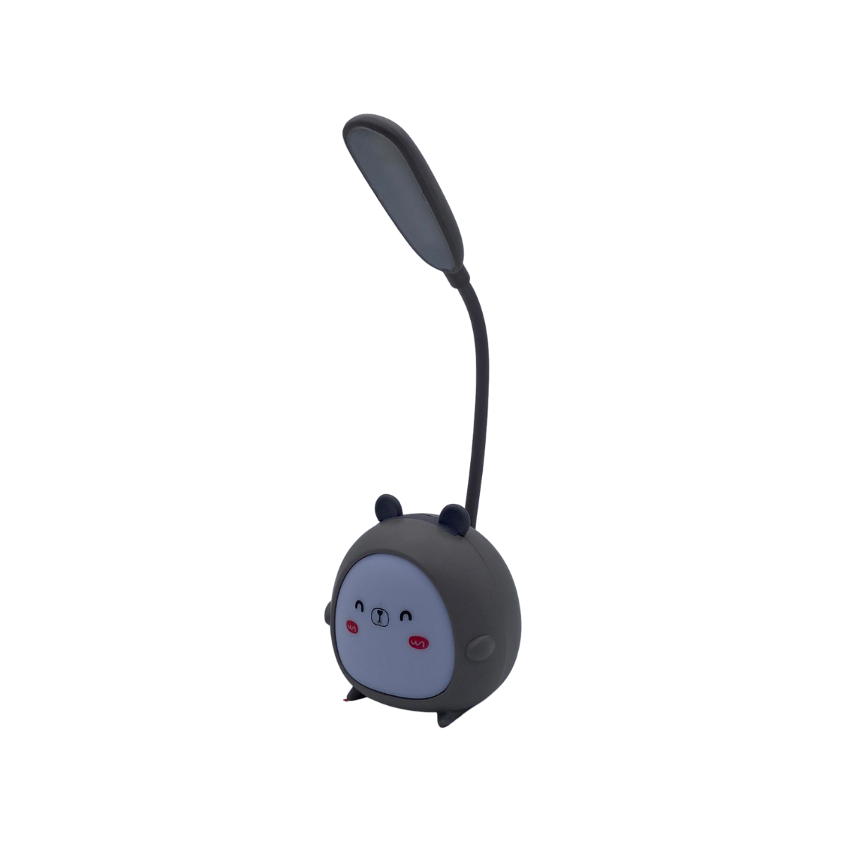 Luminária de Mesa LED USB Infantil Urso Cinza | MadeiraMadeira