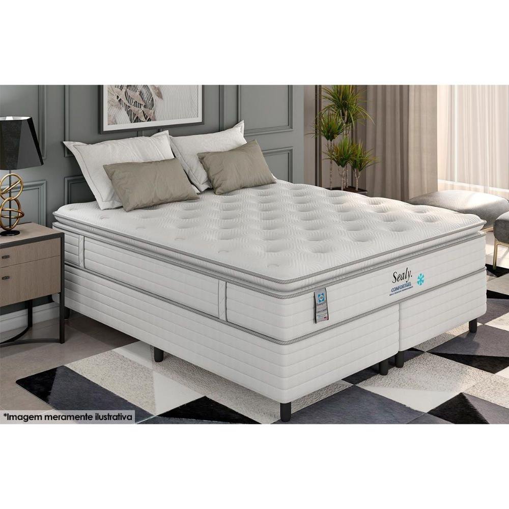 Colchão Queen Molas Ensacadas MasterPocket ConfortGel Pillow Top ...