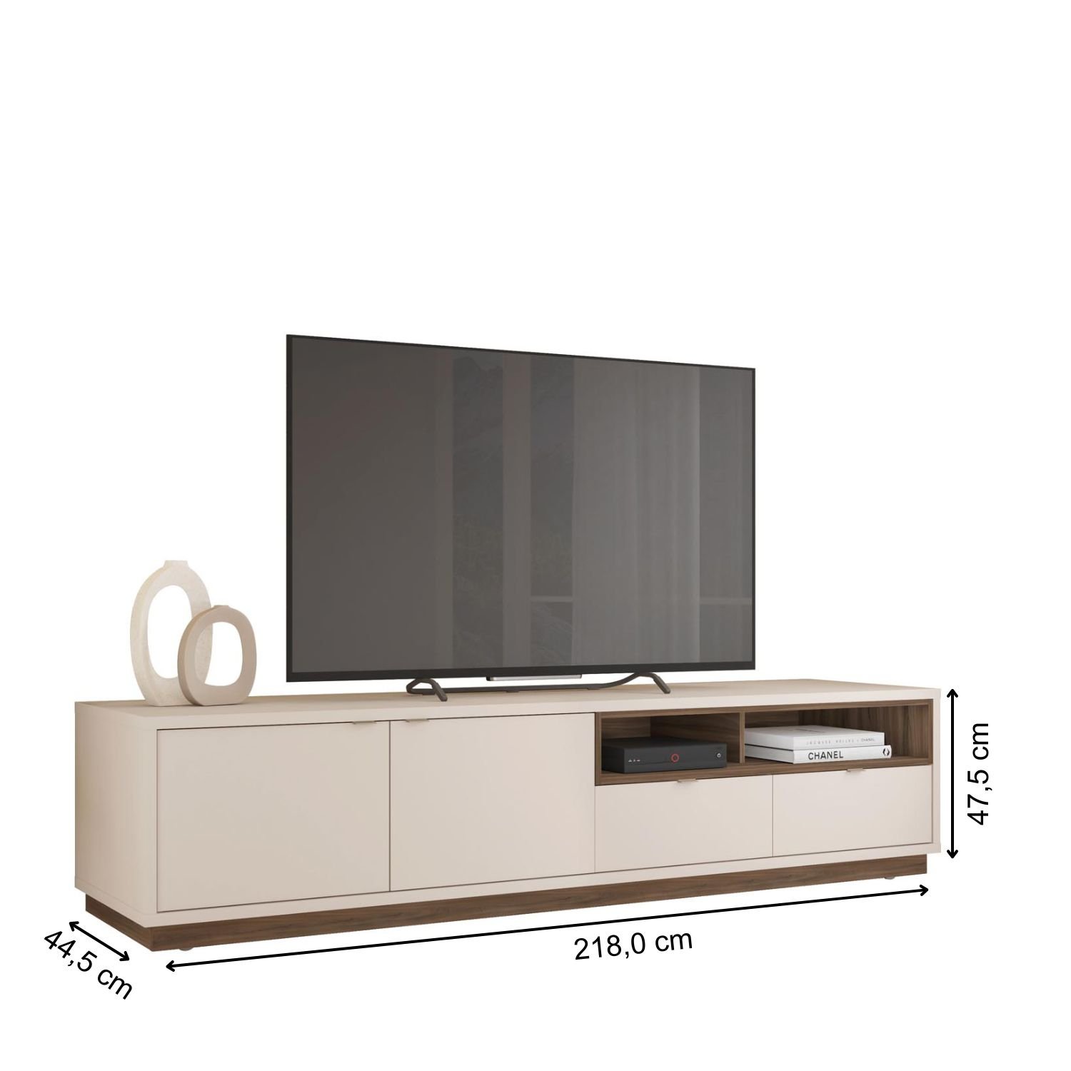 Rack Para TV 75 Polegadas com 2 Gavetas Viena | MadeiraMadeira