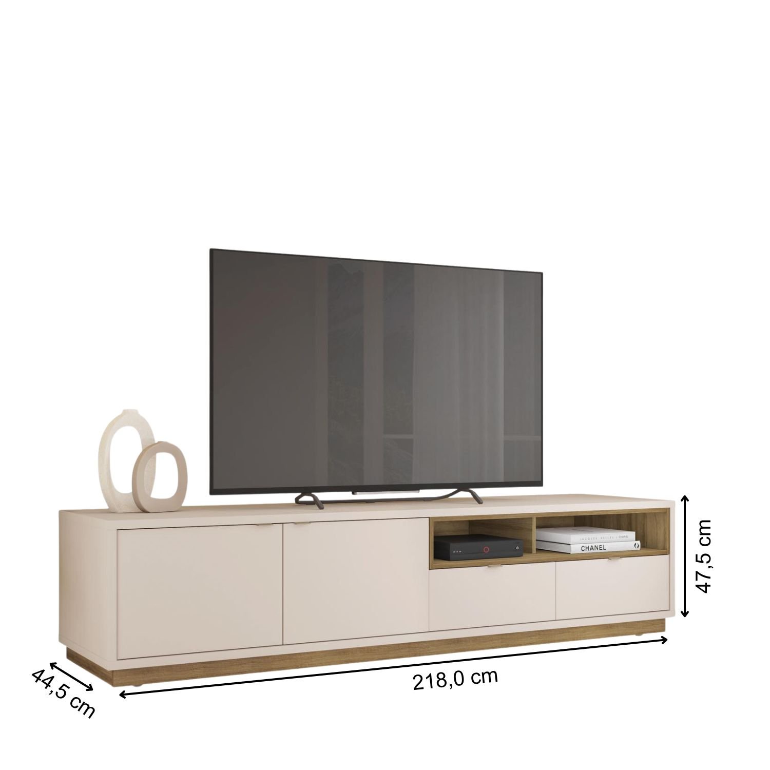 Rack Para TV 75 Polegadas com 2 Gavetas Viena | MadeiraMadeira