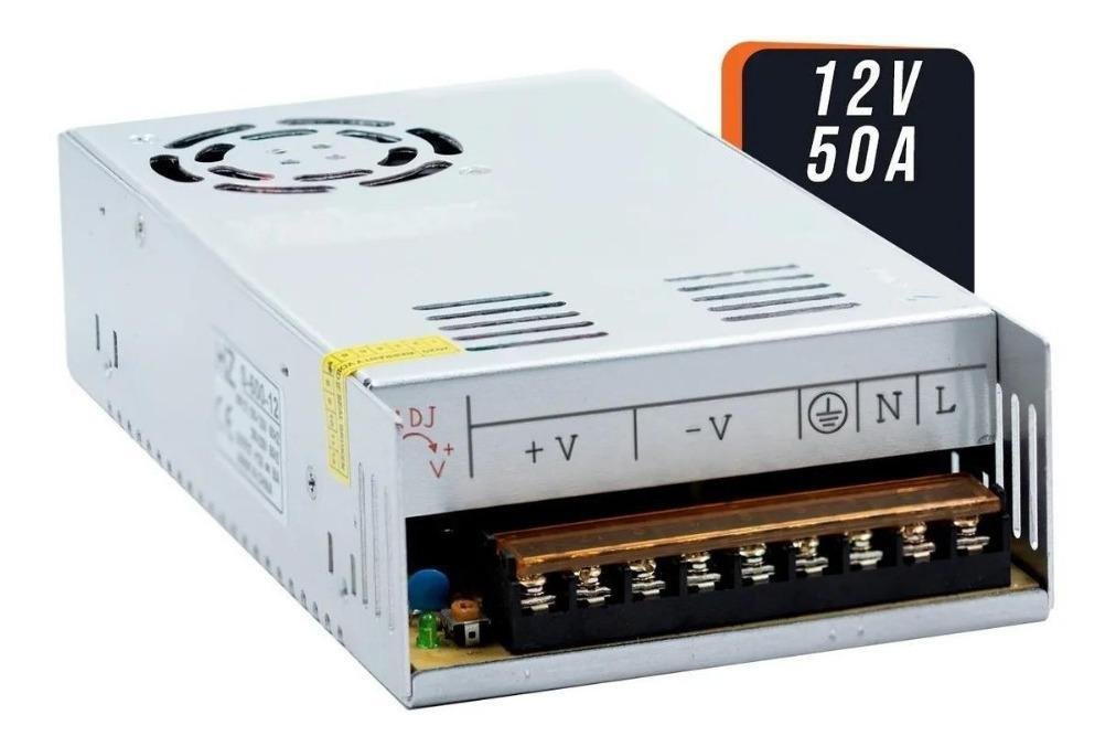 Fonte Chaveada Tipo Colméia 12v 50a 600w | MadeiraMadeira