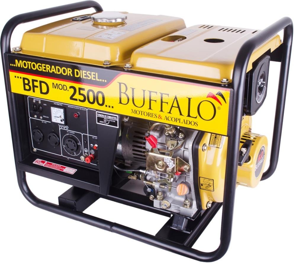 Motogerador Diesel Buffalo 5CV Mono 115/230V P Elétrica | MadeiraMadeira