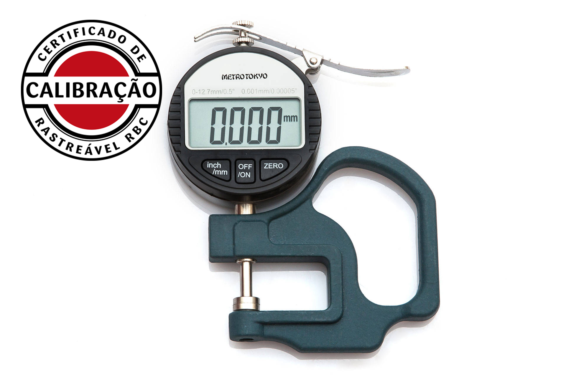 Medidor de Espessura Espessímetro - Metrotokyo - MTK-1342 - Capacidade ...