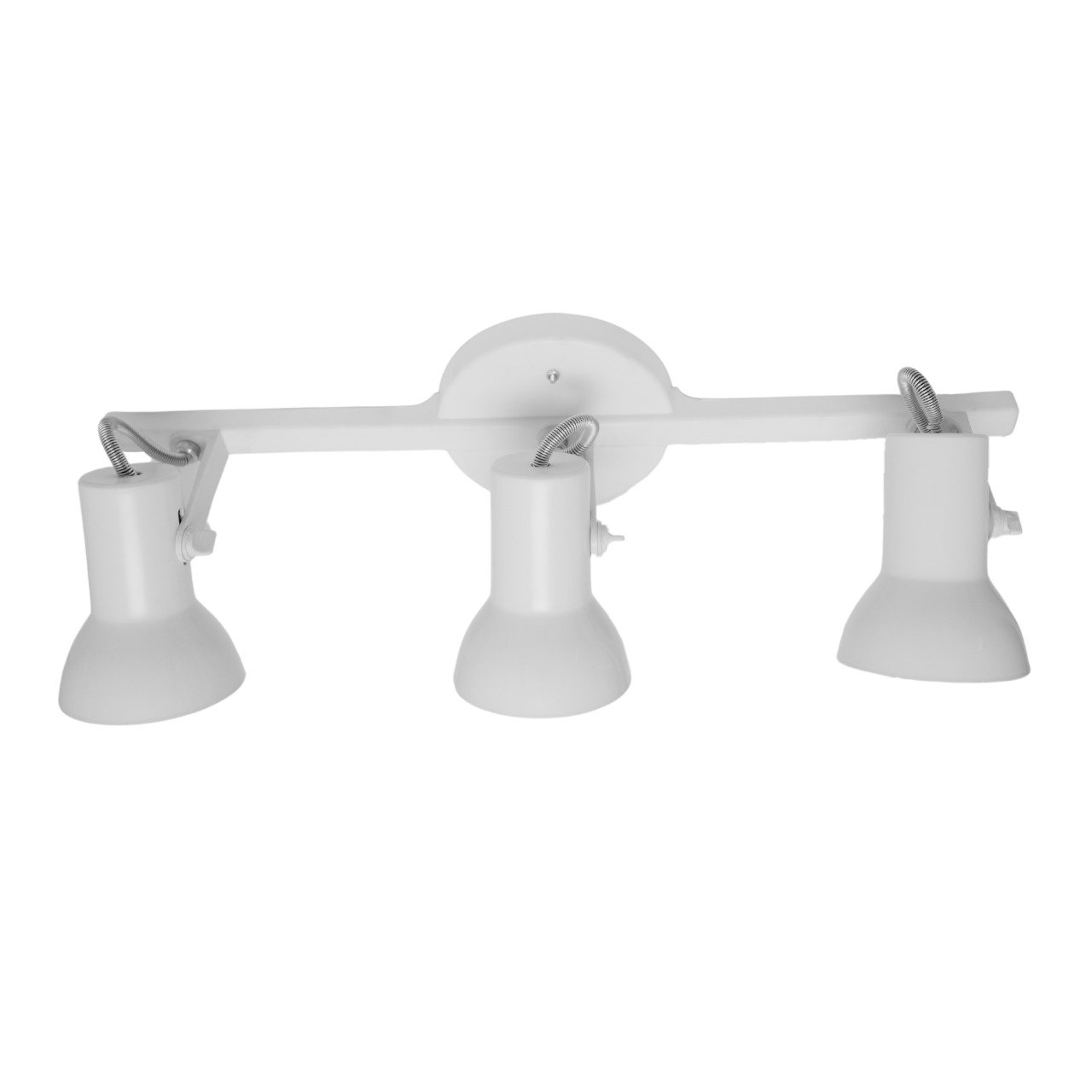 Spot Trilho Triplo 3 Sobrepor Direcionável E-27 Br Interlumi ...