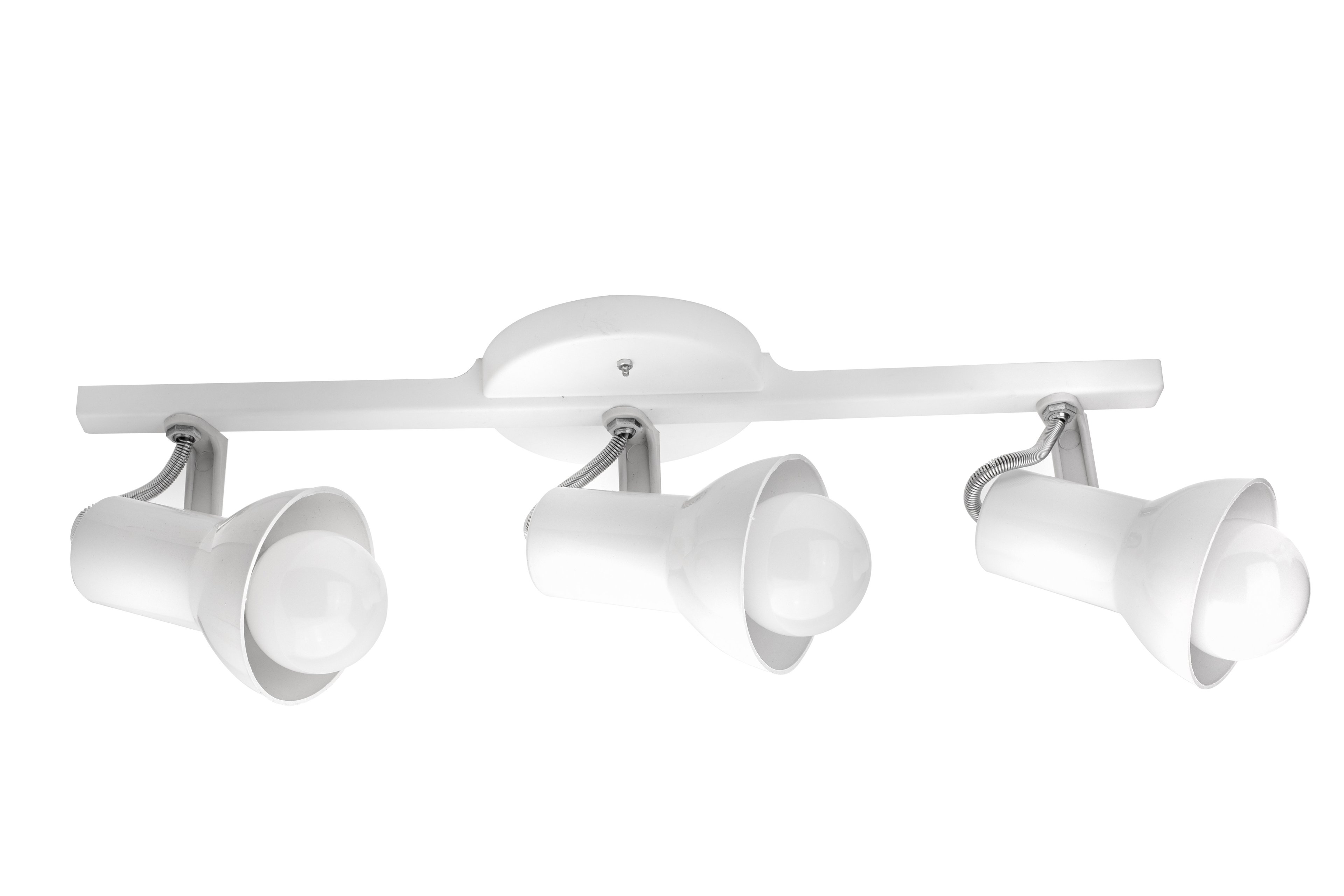 Spot Trilho Triplo 3 Sobrepor Direcionável E-27 Br Interlumi ...