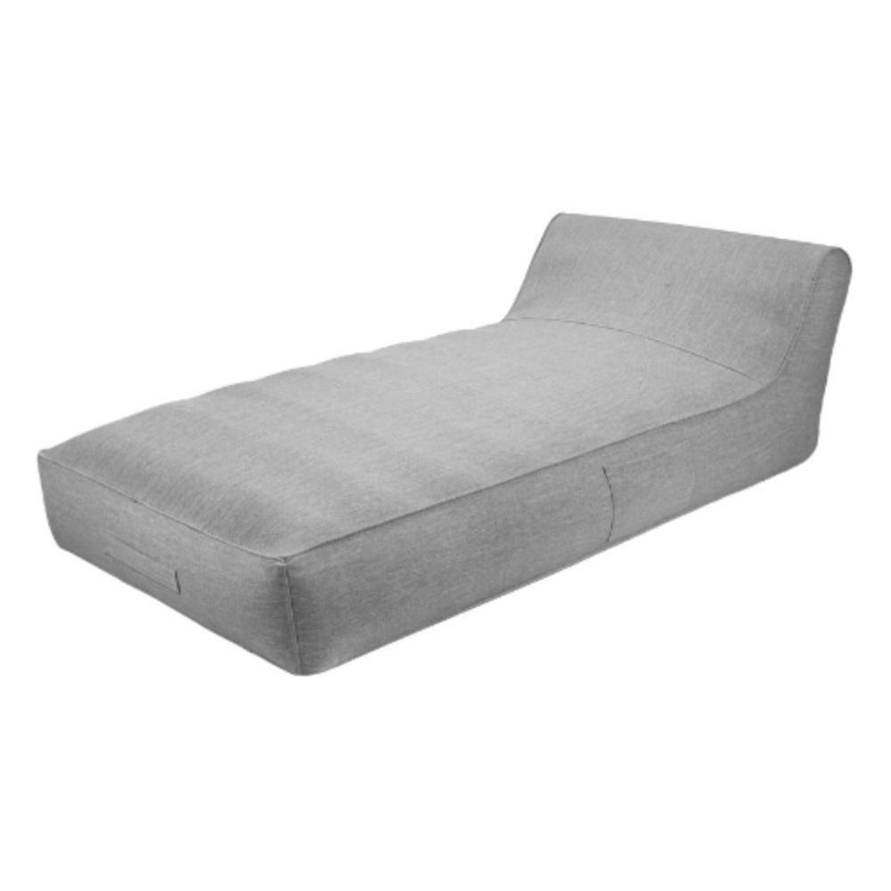 Chaise Inflável Área Externa Outdoor Like Rivatti Capa Linho Cinza com ...