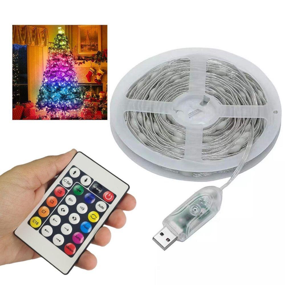 Fita Led Smart Aplicativo App Celular 20 Metros Cores Rgb Ajustavel Fio ...