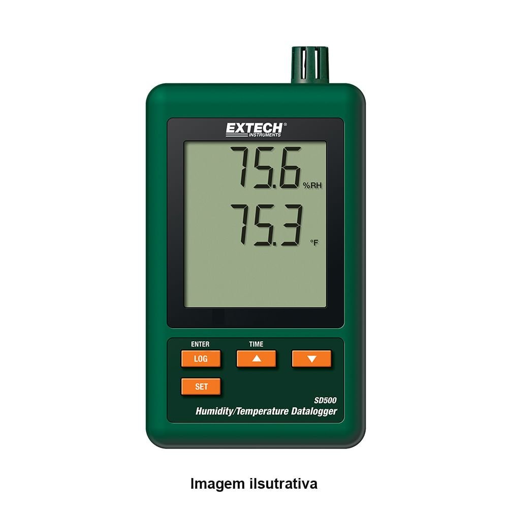 Datalogger Registrador de Dados de Umidade/temperatura Extech Sd500 | MadeiraMadeira