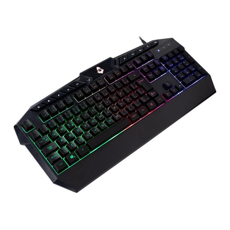 Teclado Gamer Mancer Necro Rainbow RGB, MCR-NCR-01 | MadeiraMadeira