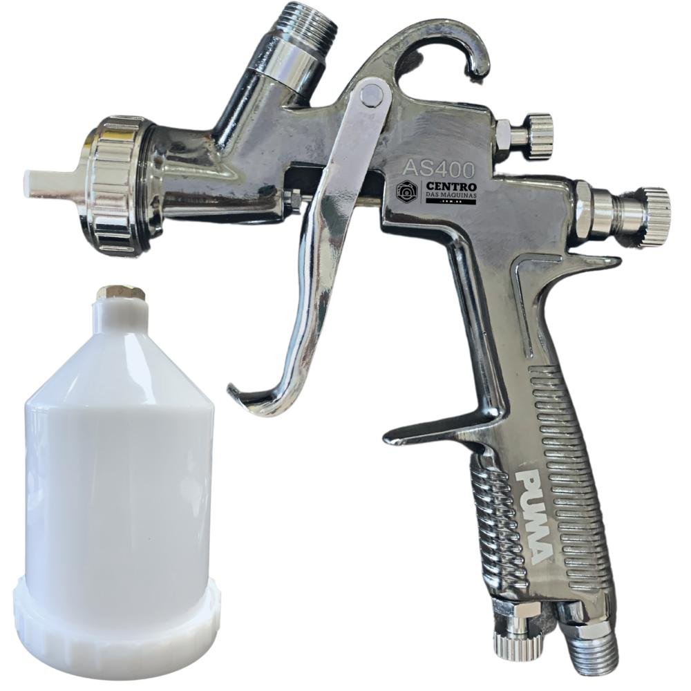 Aplicador de Pintura Profissional Puma AS400 com Sistema HVLP Ideal Para Uso em Grades e Portões ...
