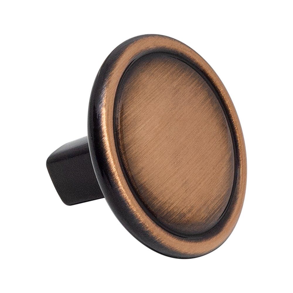 Puxador Grenade Ponto 30mm Cobre Velho Escovado - Torralba | MadeiraMadeira