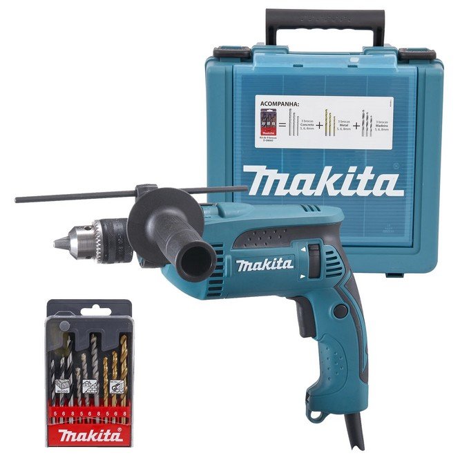 Furadeira de Impacto 1/2 760W HP1640 220V Makita | MadeiraMadeira