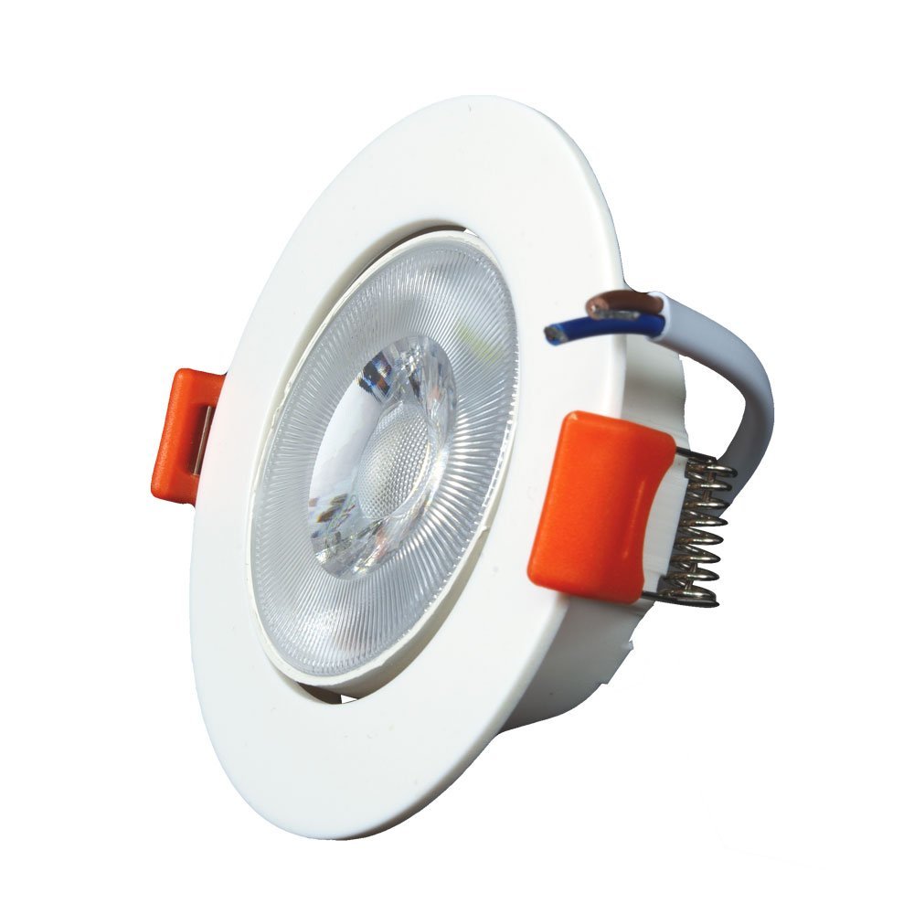 Spot Led 5w Redondo Embutir Direcional Bivolt | MadeiraMadeira