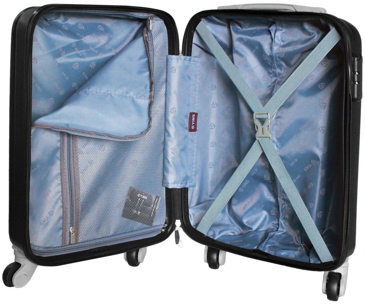 Mala De Viagem 10kg Bordo Rodinhas 360° Abs Rígida Padrão Anac Bagagem ...