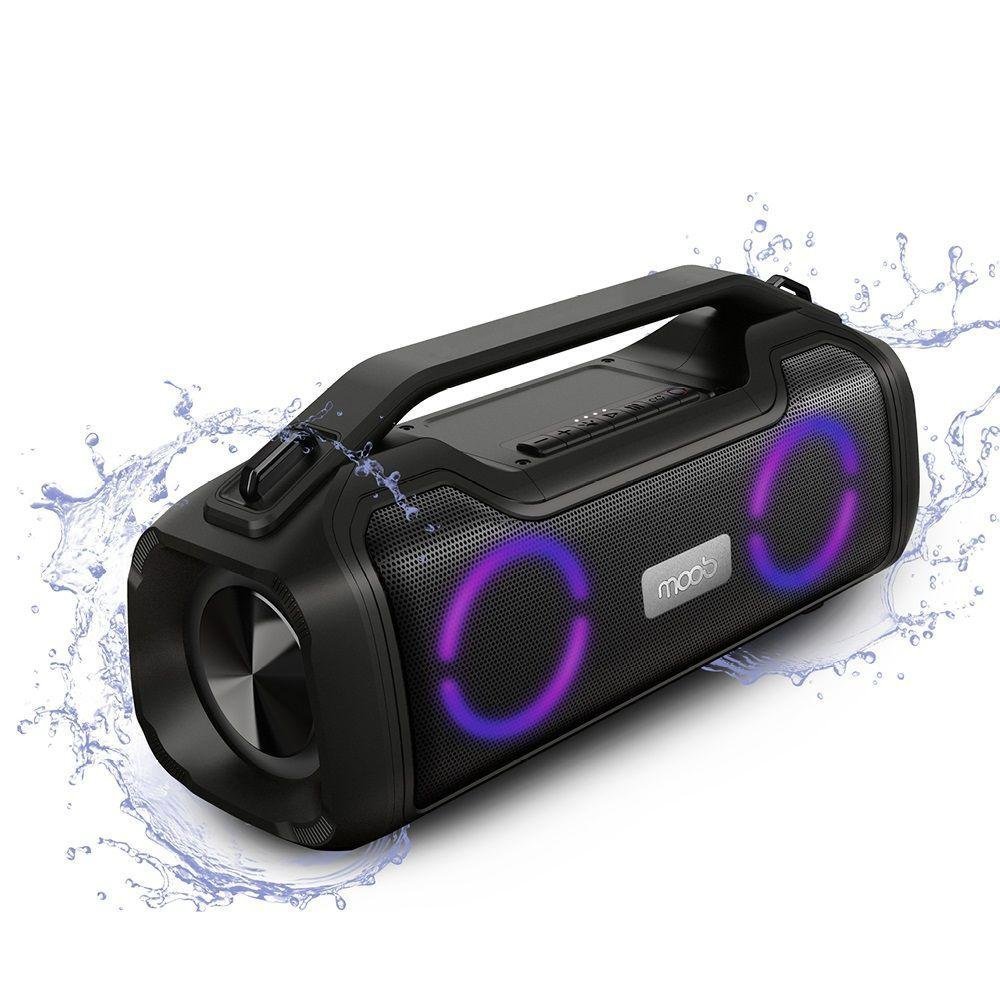 Caixa de Som Portátil Moobox Fun Bluetooth TWS Alcance 10 Metros Rádio ...