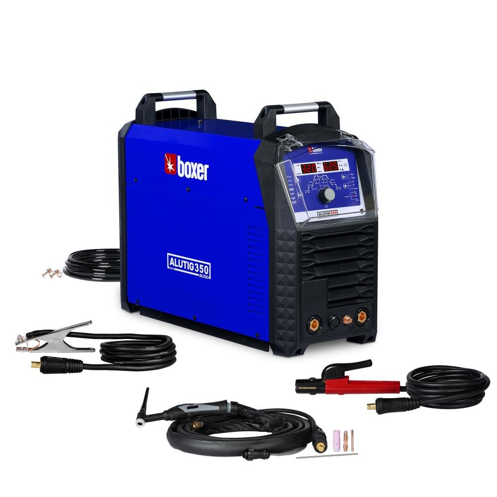 Inversora de Solda TIG 350A 220V ALUTIG350 AC/DC Boxer | MadeiraMadeira