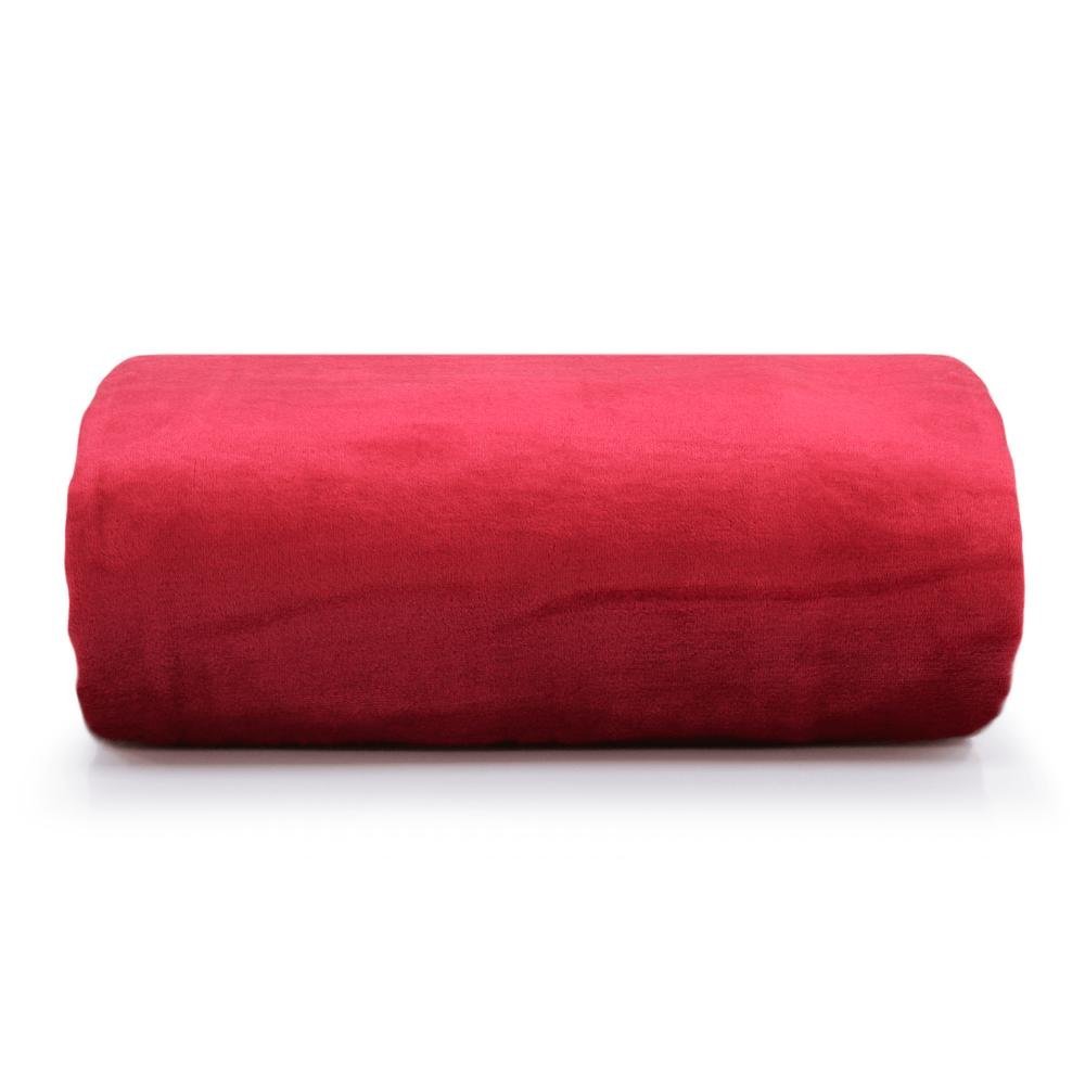 Manta Aveludada Em Microfibra Zeta Casal Rosa - SANTISTA | MadeiraMadeira