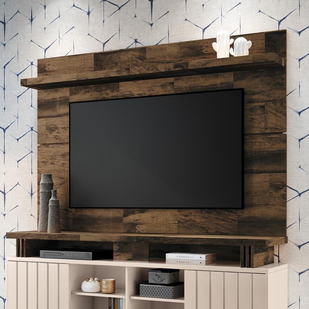 Painel Bancada Suspensa para TV até 70 Polegadas Briz Hb Móveis Deck ...