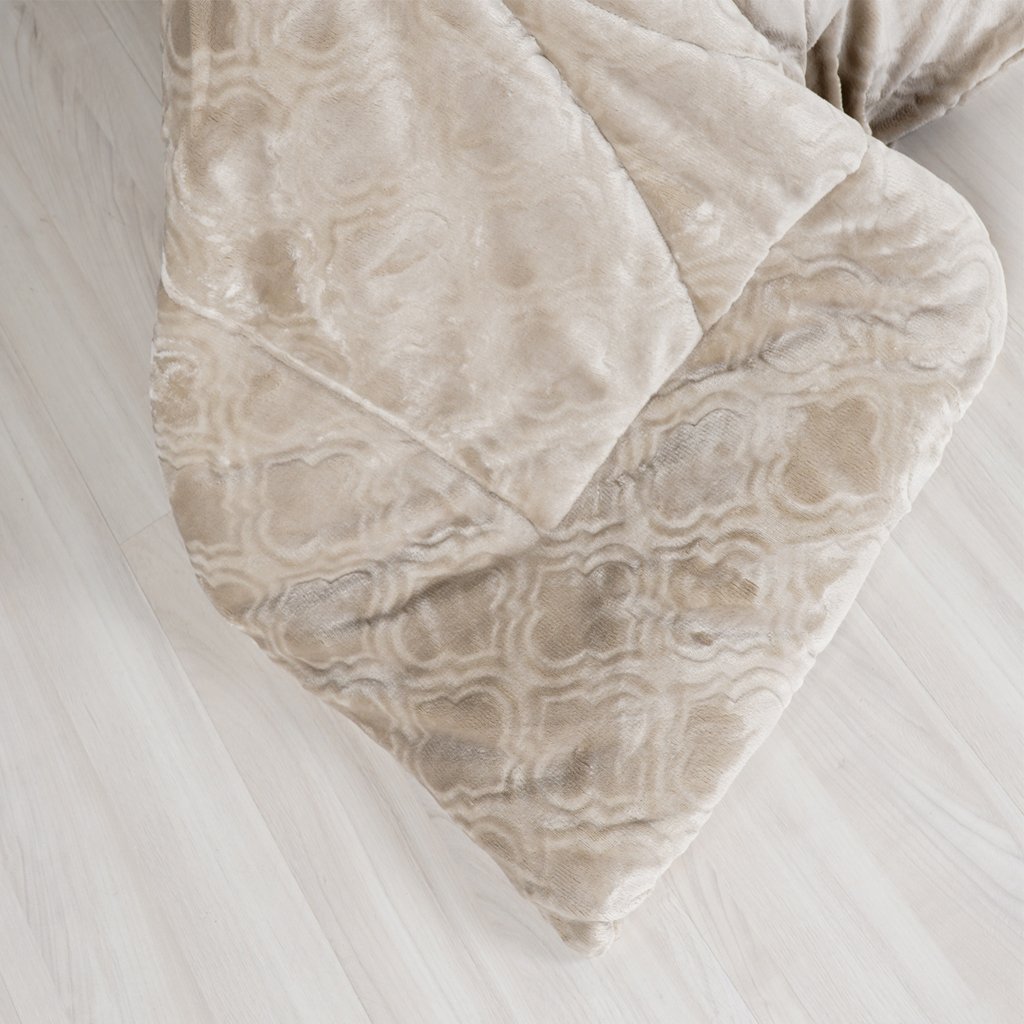 Edredom Queen Plush Sense New Dupla Face Toque Flannel Mocha ...