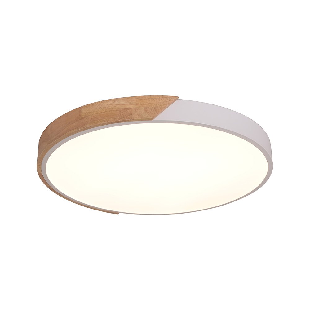 Plafon Skylight Wood 4038r5 50 Led Bivolt Madeira/branco | MadeiraMadeira