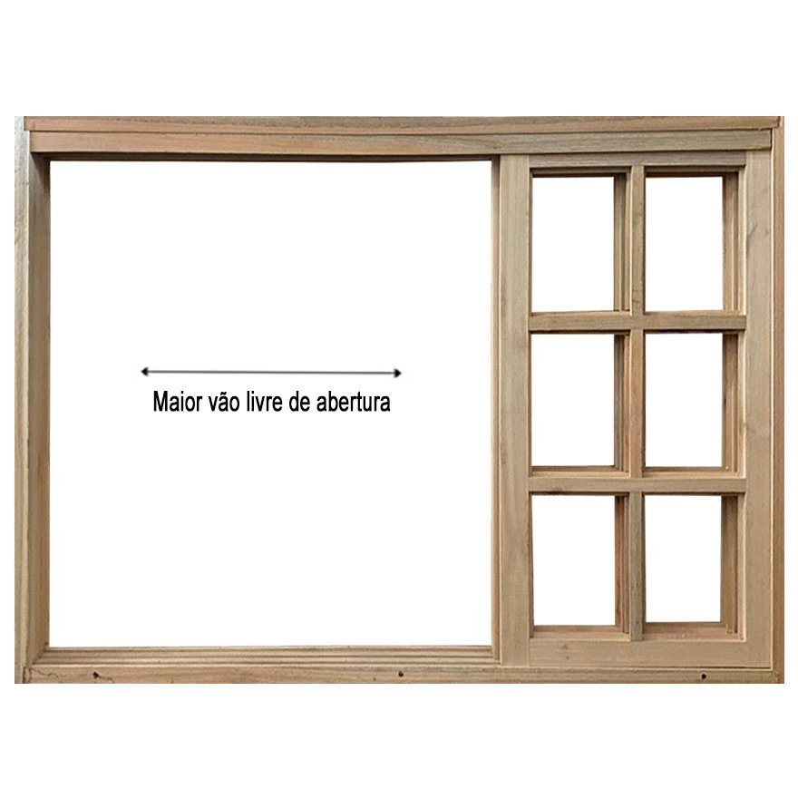 Janela de Madeira Vitro de Correr Quadriculado Reto Purgato Padrão ...