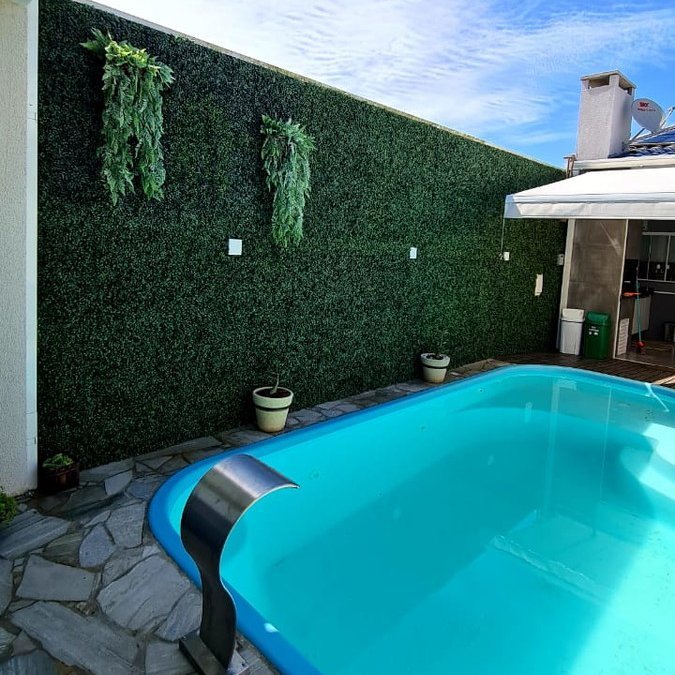 6 placas Buxinho Jardim Vertical Artificial Muro Ingles 40 | MadeiraMadeira