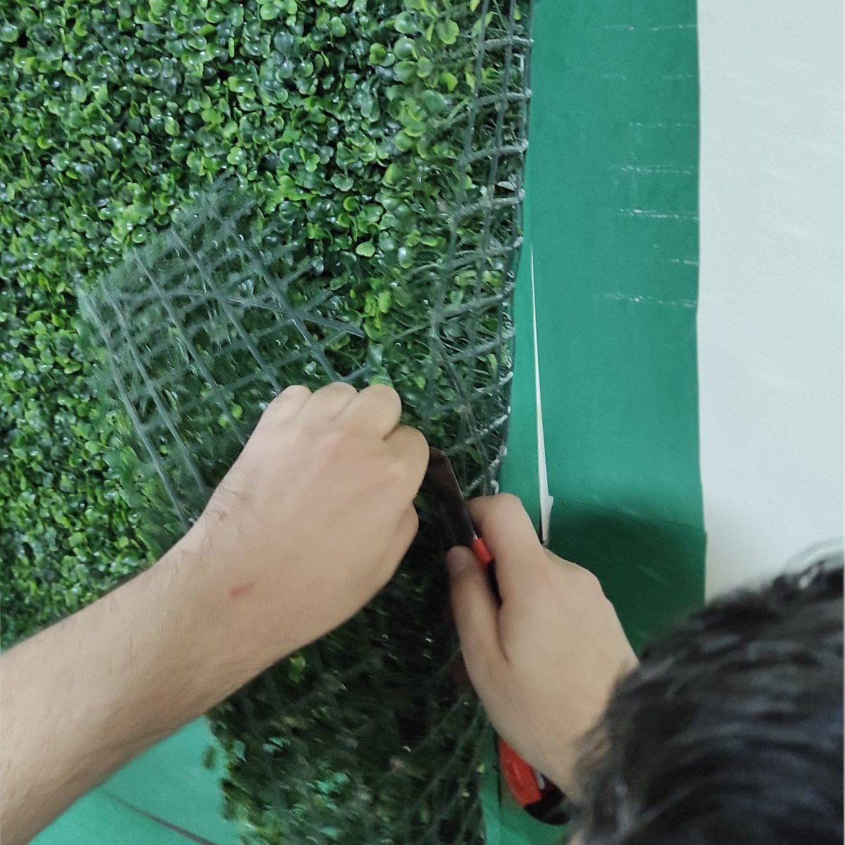 6 placas Buxinho Jardim Vertical Artificial Muro Ingles 40 | MadeiraMadeira