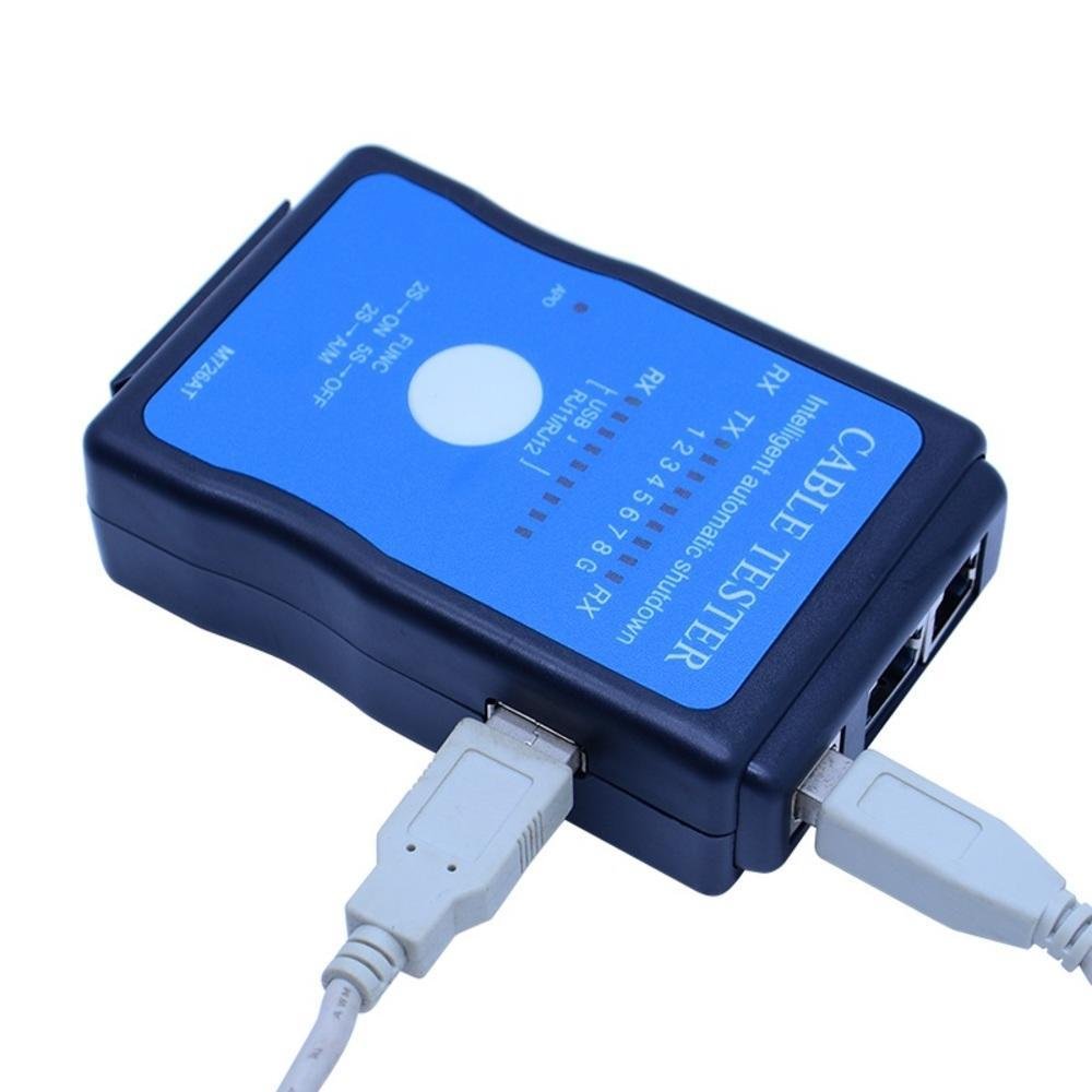 TESTADOR DE CABO LAN USB RJ45 RJ11 MULTIFUNCIONAL | MadeiraMadeira