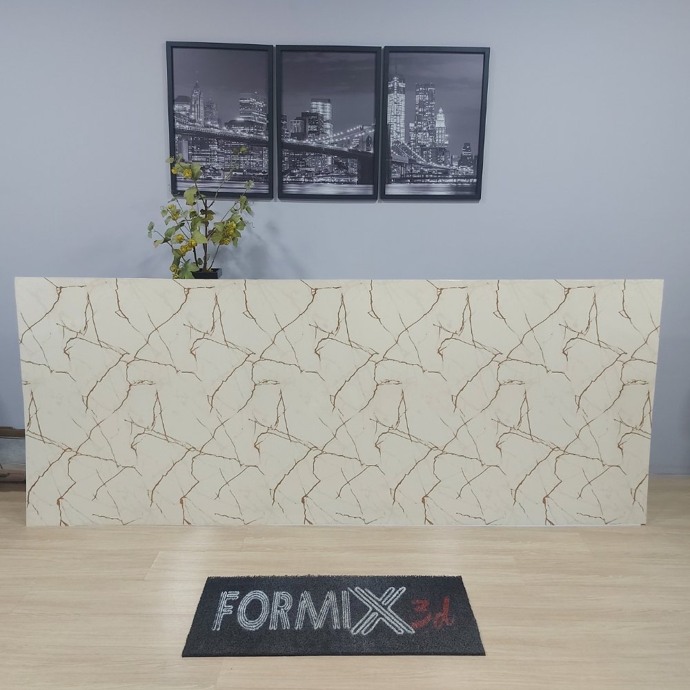 Revestimento em Placa Flexível Efeito Mármore Formix 3d (1 X 2,50m ...