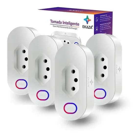 Tomada Inteligente Smart Monitoramento Energia Automação | MadeiraMadeira